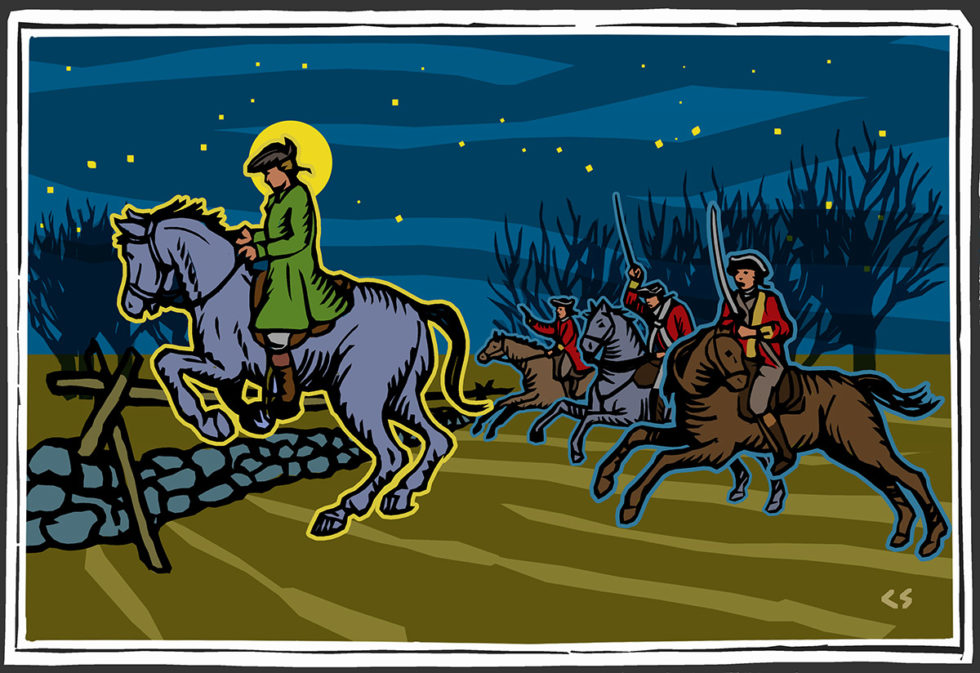 Interactive Map: The Midnight Rides - Paul Revere House